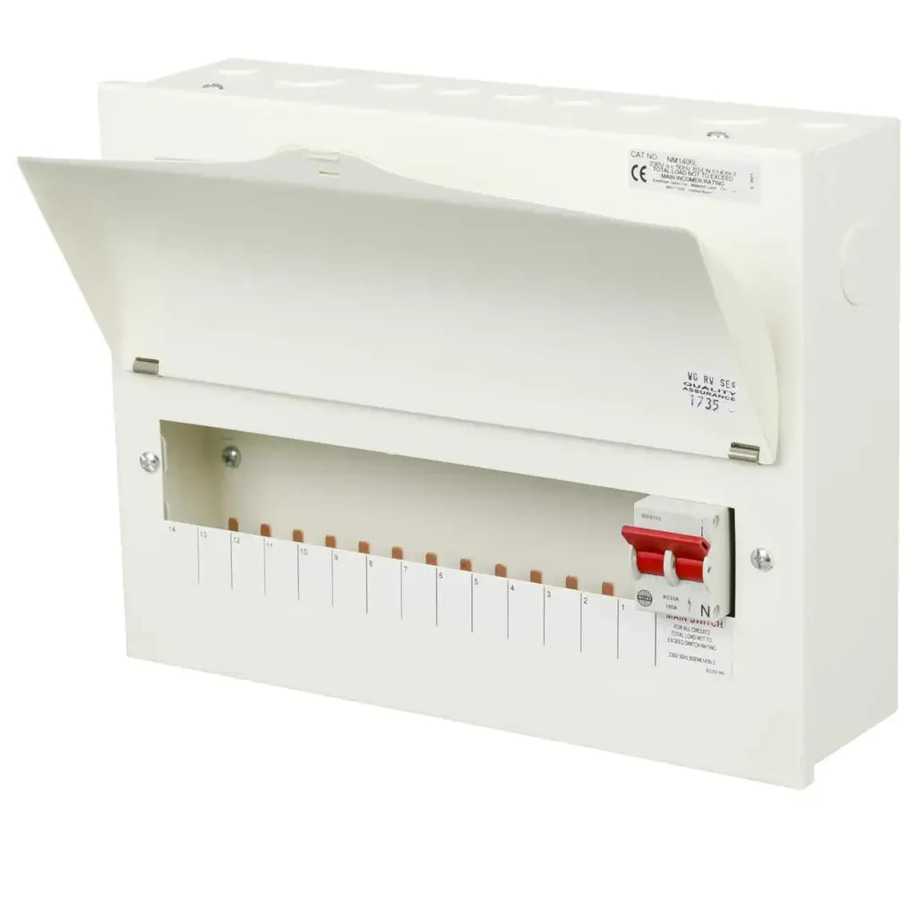 Wylex NM1406 14-Way SPD Consumer Unit c/w 10 RCBOs — SND Electrical
